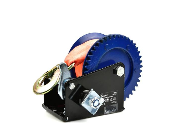 Belt winch 1200 lbs with crank | forsplit.com shop